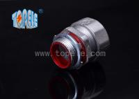 China Metal Flexible Conduit Straight Liquid Tight Connectors 3/8 to 2 Inch Zinc Die Cast for sale