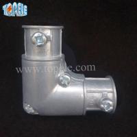 China 90 Degree Electrical Conduit Fittings Zinc Inside Corner Set Screw Coupling Pull Elbow for sale