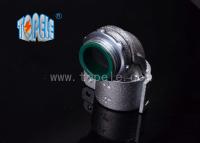 China Zinc 90 Degree Squeeze Angle Connector for Flexible Metal Conduit 3/8 to 2 Inch for sale