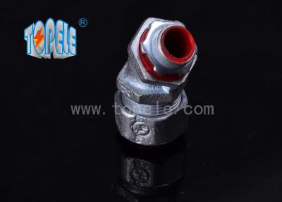 China Liquidtight Flexible Conduit 90 Degree Connector Zinc 1/2 to 4 Inch for sale