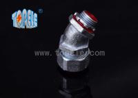 China Liquidtight Flexible Conduit 90 Degree Connector Zinc 1/2 to 4 Inch for sale