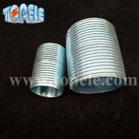 China 1/2 to 2 Inch Carbon Steel RMC Rigid Conduit Nipple Electro Galvanized All Thread for sale