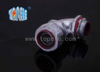 China Malleable Iron 90 Degree Liquidtight Flexible Conduit Connector 1/2 to 2 Inch for sale