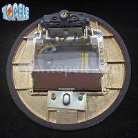 China Square Panel Copper & Round Aluminum Alloy Pop-up Floor Socket GFCI Receptacles 125V 15A/20A with 1.2mm Metal Box for sale