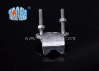 China Rigid Angle Conduit Fittings With Pipe Clamp , Malleable Iron Rigid Angle Clmap for sale