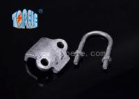 China Rigid Angle Conduit Fittings With Pipe Clamp , Malleable Iron Rigid Angle Clmap for sale