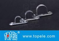 China BS4568 BS31 Carbon Steel Conduit Spacer Bar Saddle with Base - 20mm to 50mm Sizes for Electrical Installations for sale