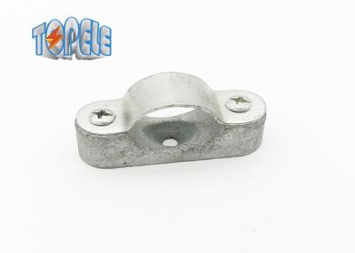 China BS4568 BS31 Steel Conduit Distance Saddle Malleable Iron Base Steel Top 20mm 50mm for sale