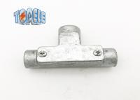 China Malleable Iron BS4568 Conduit Fittings Channel Inspection Tee Elbow 20mm 25mm for sale