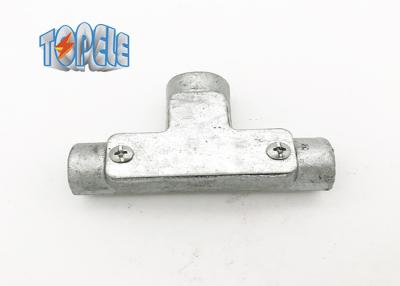 China Malleable Iron BS4568 Conduit Fittings Channel Inspection Tee Elbow 20mm 25mm for sale