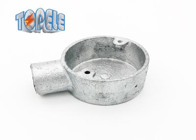 China BS4568 Circular Malleable One Way Terminal Box GI Conduit Fittings 20mm 25mm 3/4