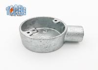 China BS4568 Circular Malleable One Way Terminal Box GI Conduit Fittings 20mm 25mm 3/4