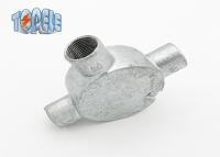 China BS4568 Conduit Circular Box 20mm 25mm 32mm Three Tee Way Malleable Iron Electrical Fitting for sale