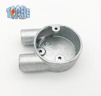 China Branch 2 Way U Malleable Iron Box BS4568 Conduit Fitting Hot Dip Galvanized for sale