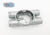 China Durable Gi Conduit Accessories BS4568 Circular Malleable Twin Through - H Way Box for sale