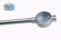 China Malleable Cast Iron 2-Way BS4568 Circular Junction Box - 60.3mm Diameter × 25.4mm Deep in 20mm, 25mm, 3/4