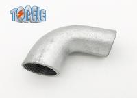 China Female Connection BS4568 Conduit Hot Dip Galvanized Malleable Iron Solid Elbow for sale