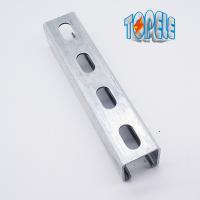 China 41x21mm & 41x41mm Galvanized Steel Strut Channel - 1.5-3.0mm Thickness, 3m Length for sale