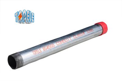 China Hot Dip Galvanized Steel BS4568 Conduit Class 4 GI Pipe 16-32mm with Coupler and Protection Cap for sale