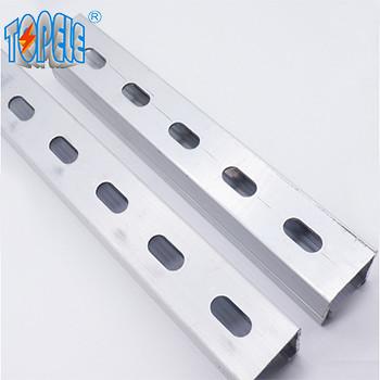 China Perforated Galvanized Steel 41x41 Unistrut Slotted Channel 12-18 Gauge for sale