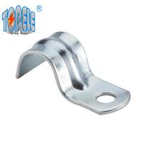 China 1 Inch Emt Mini Conduit Strap Zinc Plated Steel for sale