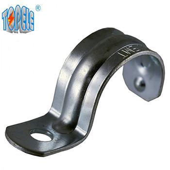 China 1 Inch Emt Mini Conduit Strap Zinc Plated Steel for sale