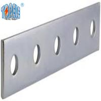 China 5 Hole Splice Plate Carbon Steel Unistrut Channel C Channel 40mm Width 6.35mm Thick for sale