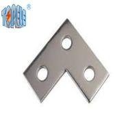 China Perforated 3 Hole Flat Angle Plate Galvanized Unistrut Channel for sale