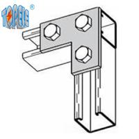 China Perforated 3 Hole Flat Angle Plate Galvanized Unistrut Channel for sale