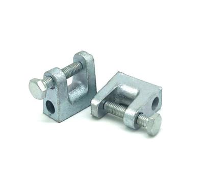 China Galvanized Malleable Iron Beam Clamps for Unistrut Channel M6 to M14 Rod Sizes for sale