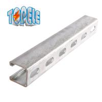 China HDG 41x41mm Slotted Stainless Steel Unistrut Channel - 1.5-3.0mm Thickness, 2-6m Lengths for sale