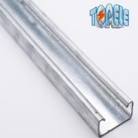 China Hot Dipped Galvanized Profile Unistrut C Channel 41 * 41 / 41 * 21 for sale