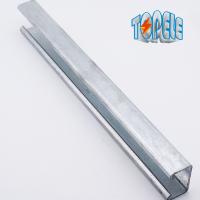 China Hot Dipped Galvanized Profile Unistrut C Channel 41 * 41 / 41 * 21 for sale