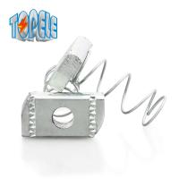 China Zinc Plated Steel M6 M8 M10 M12 Unistrut Channel Long Spring Nut for sale