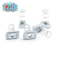 China M12 Steel Galvanized Long Spring Channel Nut for Strut Systems Size M6 to M12 for sale