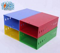 China Perforated GI Cable Trunking 1.0-2.0mm Thickness Electrical Cable Tray 50-800mm Sizes for sale