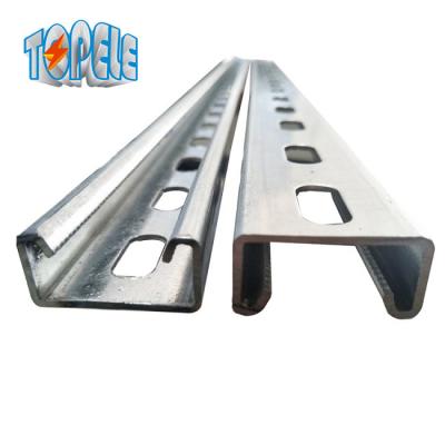 China 1-5/8 Inch Steel Unistrut Channel Slotted 10 Feet Length 14 Gauge for sale