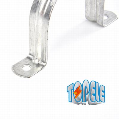 China Electro galvanized Steel UL 2 Hole Conduit Clamp for sale