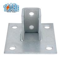 China 4 Hole Single Channel Post Base 13/32