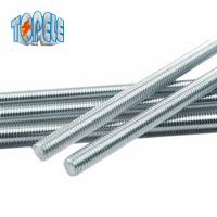 China Hot Dipped Galvanized UNC Steel Threaded Rod 1/2 x 12 Inch All Thread Stud for sale