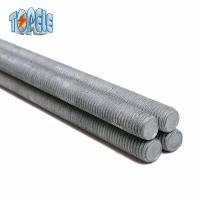 China Hot Dipped Galvanized UNC Steel Threaded Rod 1/2 x 12 Inch All Thread Stud for sale