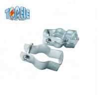 China Metal Electrical Polished Conduit Pipe Brackets Hanger 1-1/2 inch Zinc Plated Steel for sale