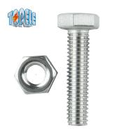 China Hot Dip Galvanized Stainless Steel Hex Bolt and Nut Set - M2 to M100 Size Range, 4.8 to 12.9 Grade Options for sale