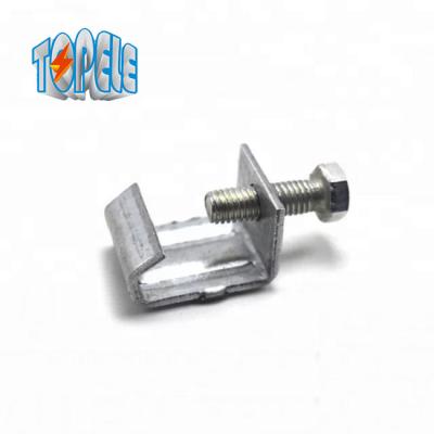 China Galvanized Air Duct Flange G Clamp 2.5mm Carbon Steel 3/8 Rod Size for sale
