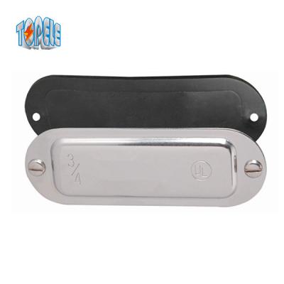 China 1/2 EMT Rigid LB Conduit Body Covers and Gasket with Screws UL Listed for sale