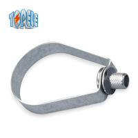 China Steel Zinc Plated UL Pipe Hangers Clamps BS4568 Conduit 1.5mm Thickness 20mm Width for sale