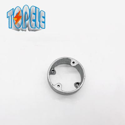 China 1 Hole Maleable Iron Galvanized Electrical Looping Box 20mm-32mm BS4568/BS31 Compliant with 25mm-38mm Depth for sale