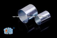 China 1/2 in Threaded Galvanized Steel Rigid Couplings for IMC / Rigid Conduit for sale