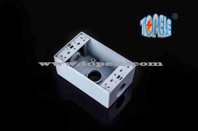 China TOPELE 3-Hole Single Gang Weatherproof Electrical Box 2
