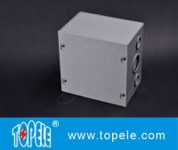 China Steel Square Junction Box 150x150x100mm Electrical Enclosure Screw Cover for sale